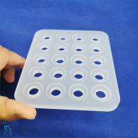 China Professional Custom Opaque Perforated Quartz Sheet High Temperature Resistant for sale