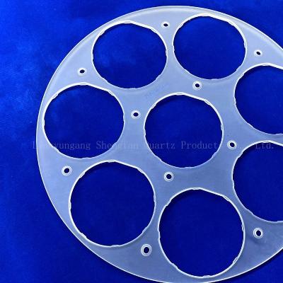 China Zubehör aus Quarz-Frost Halbleiter Hochtemperaturbeständigkeit Hohe Reinheit zu verkaufen