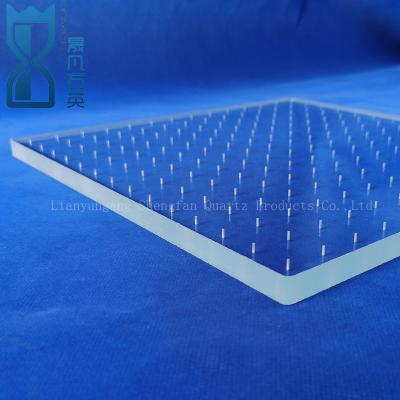 China CNC-Bearbeitung von hochpräzisen geschmolzenen Quarzglasplatten zu verkaufen