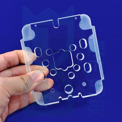 중국 사용자 지정 고온 부식 저항성 쿼츠 투명 불투명한 펀칭 단계 판매용