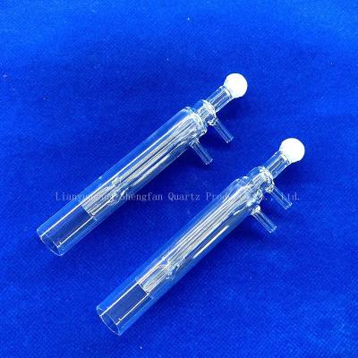 Cina Tubo di vetro di quarzo ad alta temperatura di alta purezza in vendita