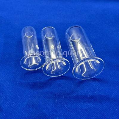 China Tubos de ensaio de quartzo de alta pureza transparentes resistentes a ácidos e álcalis à venda