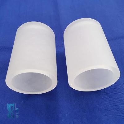 China Factory Custom High Temperature High Frequency Furnace Opaque Quartz Tube for sale
