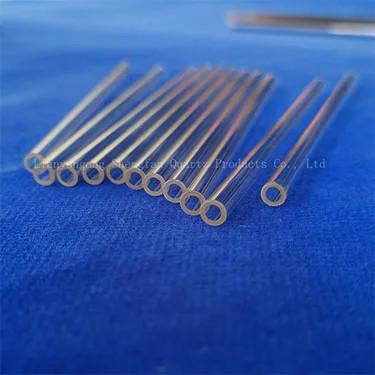 Cina tubo di vetro di quarzo ad alta temperatura e alta purezza in vendita