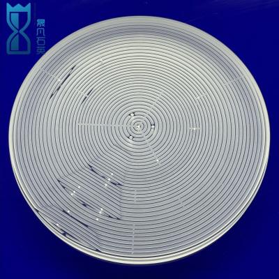 中国 工場 オーダーメイド 高精度 スロットクォーツシート 掘削 溶融クォーツ 透明 磨き 販売のため