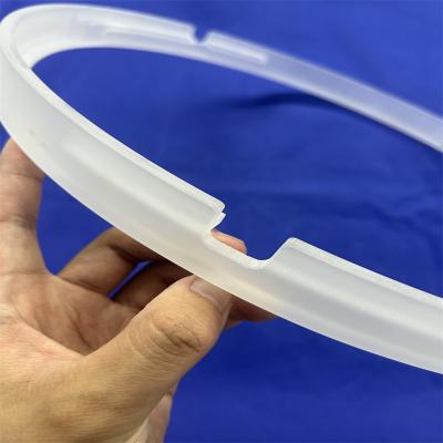 중국 주문 고순도 투명한 쿼츠 구멍 뚫린 쿼츠 투명한 반지 공장 판매용