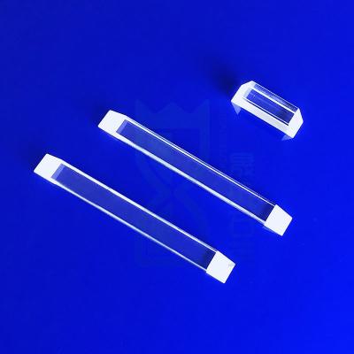 China High Transparent Quartz Laminate With Slope Quartz Polished Sheet for sale