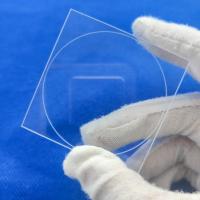 China Semiconductor Round Square Quartz Window Sheet High Temperature Resistant for sale