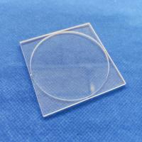 China Semiconductor Round Square Quartz Window Sheet High Temperature Resistant for sale