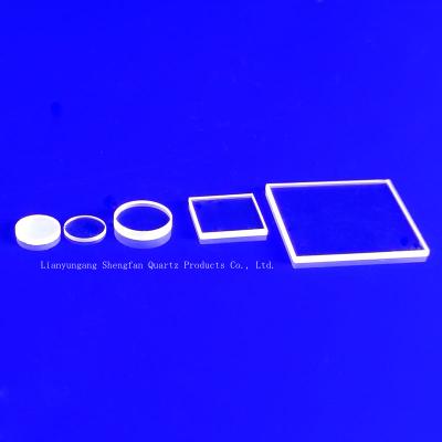 中国 工場 高透明性 溶融シリカ オーダーメイド 光学クォーツシート ガラスプレート 様々なサイズ 販売のため