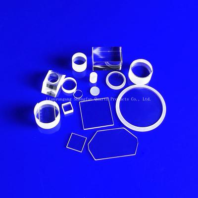 中国 工場 高透明性 溶融シリカ オーダーメイド 光学クォーツシート ガラスプレート 様々なサイズ 販売のため