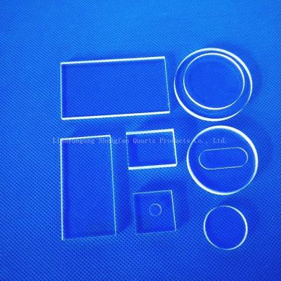 中国 工場 高透明性 溶融シリカ オーダーメイド 光学クォーツシート ガラスプレート 様々なサイズ 販売のため