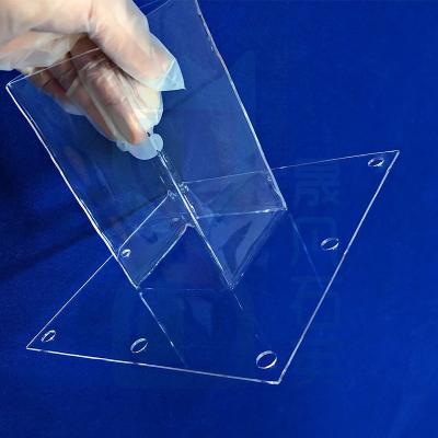 China 1100C hochtemperaturbeständige Quarzglasplatte für die Stanzvorrichtung in Halbleiter-Photovoltaikanwendungen zu verkaufen