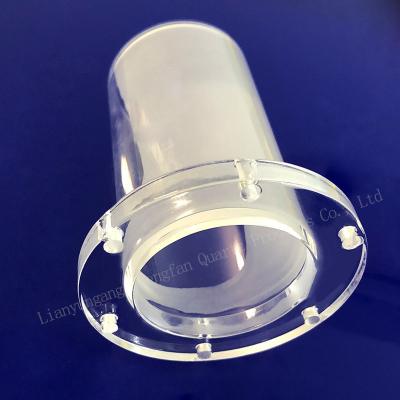 Cina Fabbrica di tubi di vetro di quarzo perforati a temperatura elevata sigillati in vendita