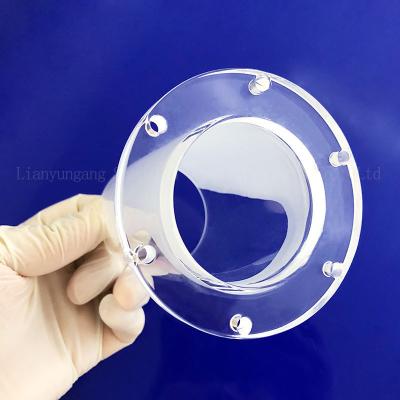 Cina Fabbrica di tubi di vetro di quarzo perforati a temperatura elevata sigillati in vendita