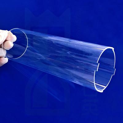 China High Temperature Corrosion Resistant High Permeability Quartz Glass Tube Fused Quartz for sale
