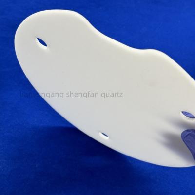 中国 オーダーメイド オパール 溶融 クォーツ プレート シート 高温 耐腐蝕 販売のため