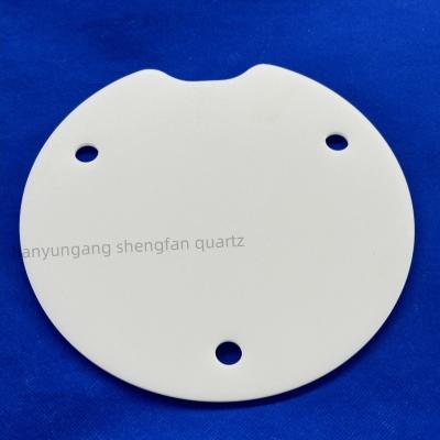 中国 オーダーメイド オパール 溶融 クォーツ プレート シート 高温 耐腐蝕 販売のため