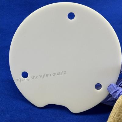 中国 オーダーメイド オパール 溶融 クォーツ プレート シート 高温 耐腐蝕 販売のため