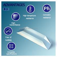 China Optical Quartz Prism Custom Cutting Welding Processing Service For Square Clear Quartz Plate for sale
