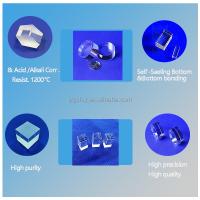 China Optical Quartz Prism Custom Cutting Welding Processing Service For Square Clear Quartz Plate for sale