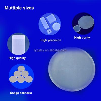 China Hochtemperatur-beständige, mattierte Quarzscheibe, klare Quarzglasplatte mit Hitzebeständigkeit zu verkaufen