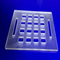 China CNC Customize High Temperature Quartz Glass Plate For Curing Machine for sale