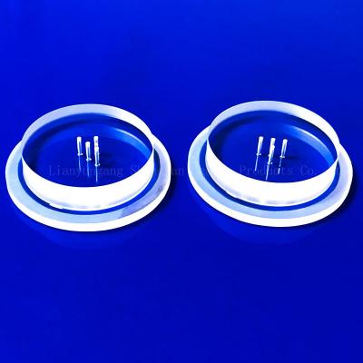 중국 CNC 사용자 정의 고 정밀 고 순도 JGS2 쿼츠 단계 판 UV 창 판매용
