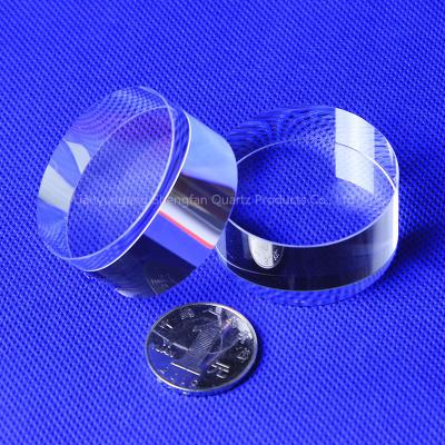 China China Supplier Transparent Uv Quartz Glass Plate Polished Fused Quartz Disc for sale