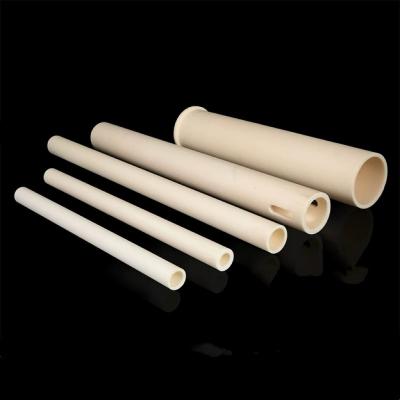 China 99% Alumina Ceramic Tube With Cutting Processing Service Density 3.9 G/cm3 Customized for sale