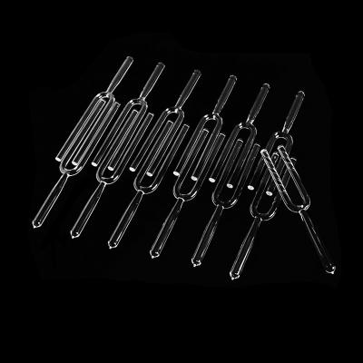 China Custom Crystal Soul Quartz Singing Tuning Fork 10mm 16mm 20mm Chakra Set With Free Case For Sound Healing for sale