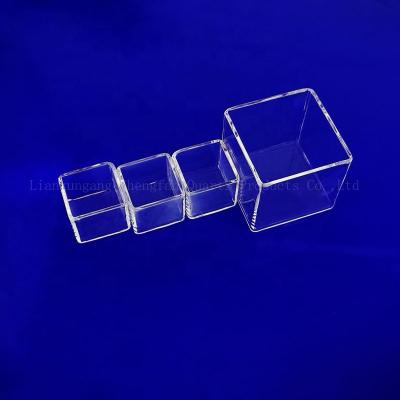 China Customized high-temperature resistant quartz tanks quartz containers of test samples for sale
