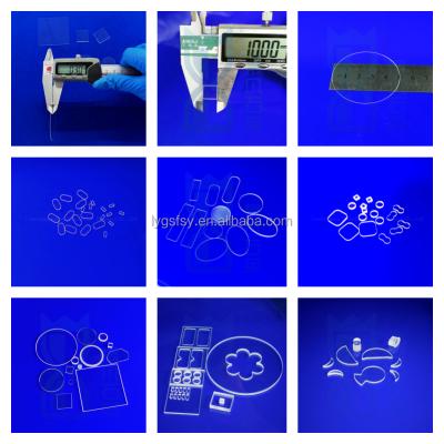 China Custom High Temperature Resistance (1150℃) Quartz Glass Plate with High Light Transmittance (>92%) and High Hardness (Morse 6.5) for Precision Optics for sale