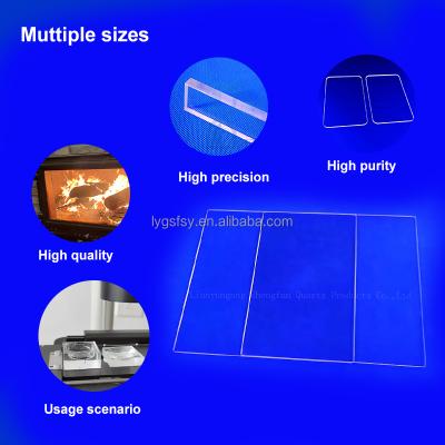 China High-transparency ultraviolet UV quartz glass sheet is used for optical lenses for sale