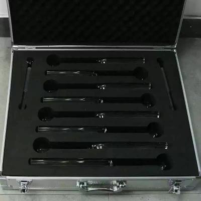 China Crystal tuning fork transparent quartz gentle tapping on the ear for precise tuning and stress relief for sale