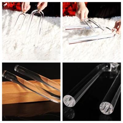 China Crystal tuning fork transparent quartz gentle tapping on the ear for precise tuning and stress relief for sale