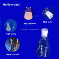 China Custom 50-5000ML Quartz Glass Flask With Round  Flat Bottom for sale