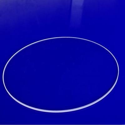 China High temperature resistant and highly transparent ultraviolet-melted fused quartz glass sheet for sale