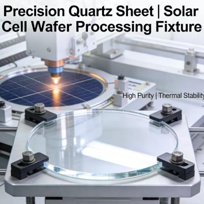 China High Temperature Resistance Customized Size Corrosion Resistant Fused Silica Quartz Glass Plate for sale
