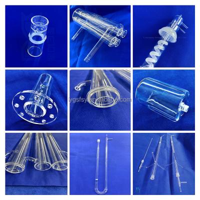 China Thermal Stable Clear Quartz Glass Tube with No Air Bubble and High Light Transmittance for sale