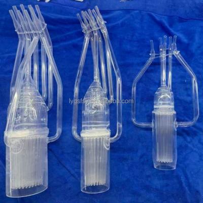 China Customized High Temperature Resistant 1100℃ Quartz Glass Torch with High Purity SiO₂ >99.99% and Excellent Electrical Insulation for sale