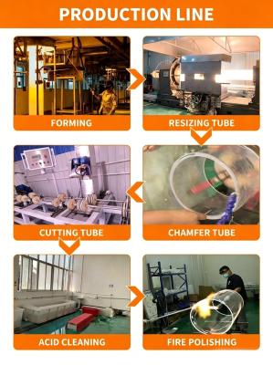 China 99.99% High Purity Corrosion Resistant Quartz Glass Tube for Semiconductor Photovoltaic Industry for sale
