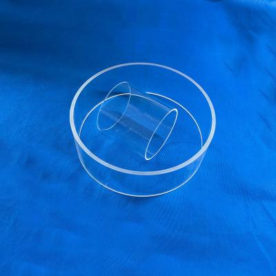 China Industrial Large Diameter Quartz Ring High Temperature Resistant and Wear Resistant Quartz Component for sale