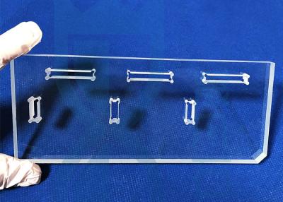 Китай Плита сплавленного кремнезема очищенности ISO9001 99,99 ультрафиолетовая ясная с отверстием продается