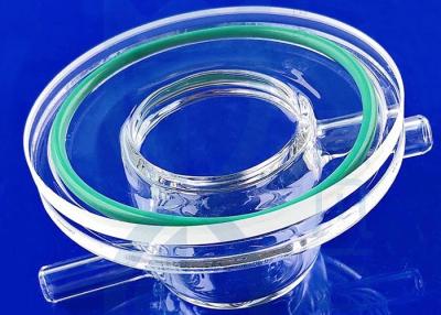 曇らされたガラス玉の頭部50mlの水晶リアクター科学研究所のガラス製品