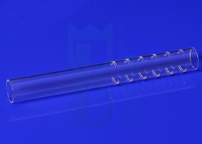 China Hochreine Weiterverarbeitungsrohre aus klarem Quarzglas mit Schlitzen zu verkaufen