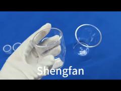 No Cracking Quartz Fiber Crucibles Long Service Life Non Toxic Material