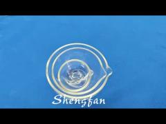 Circular High Temperature Resistant Sapphire Quartz Tablets Optical Observation Lenses