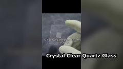 High Transmittance CNC Customized Fused Silica Quartz Glass plate