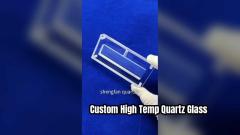 Custom High Temperature Quartz Glass Plates for Lab Use